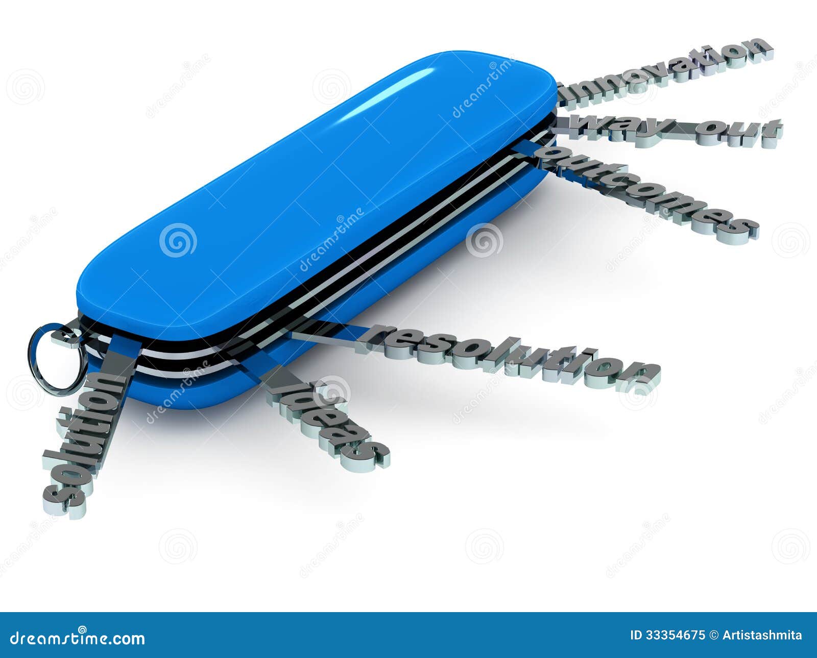 Innovative solutions stock illustration. Illustration of words - 33354675