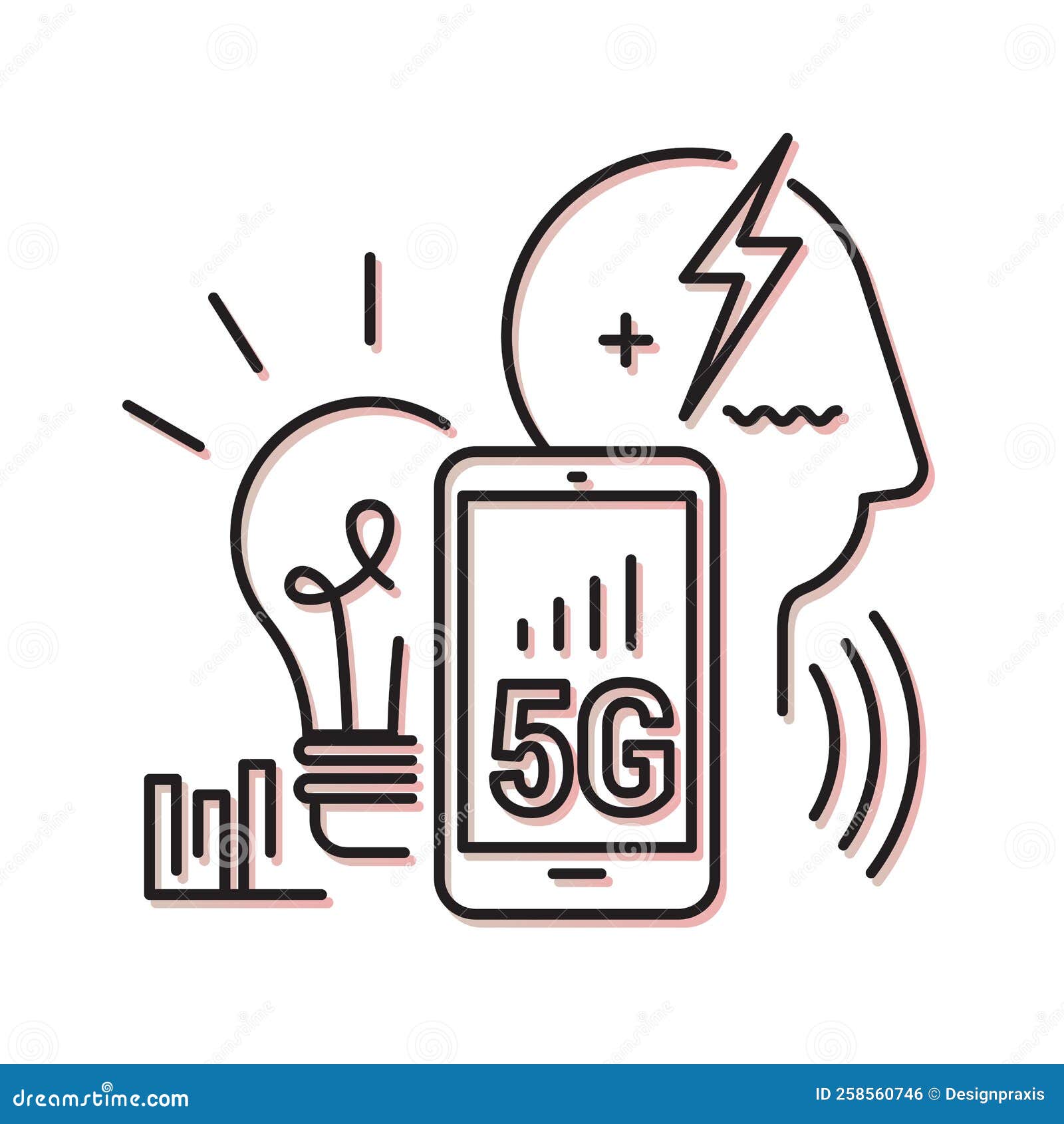 Innovative Solutions Using 5G Technology - Illustration Stock ...