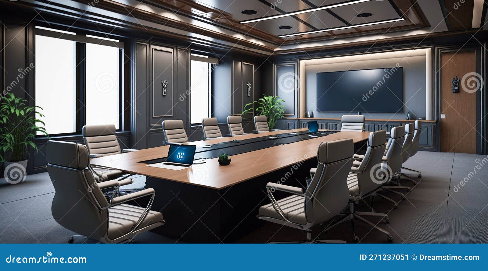 Innovative and Spacious Executive Conference Room in a Modern Building ...