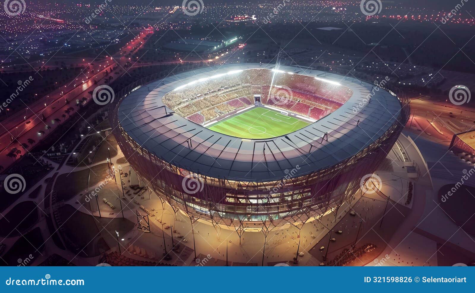 Innovative Stadium Designs stock illustration. Illustration of unique ...