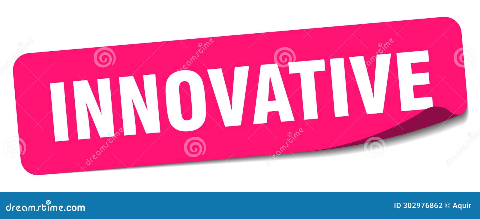 Innovative Sticker. Innovative Label Stock Vector - Illustration of ...