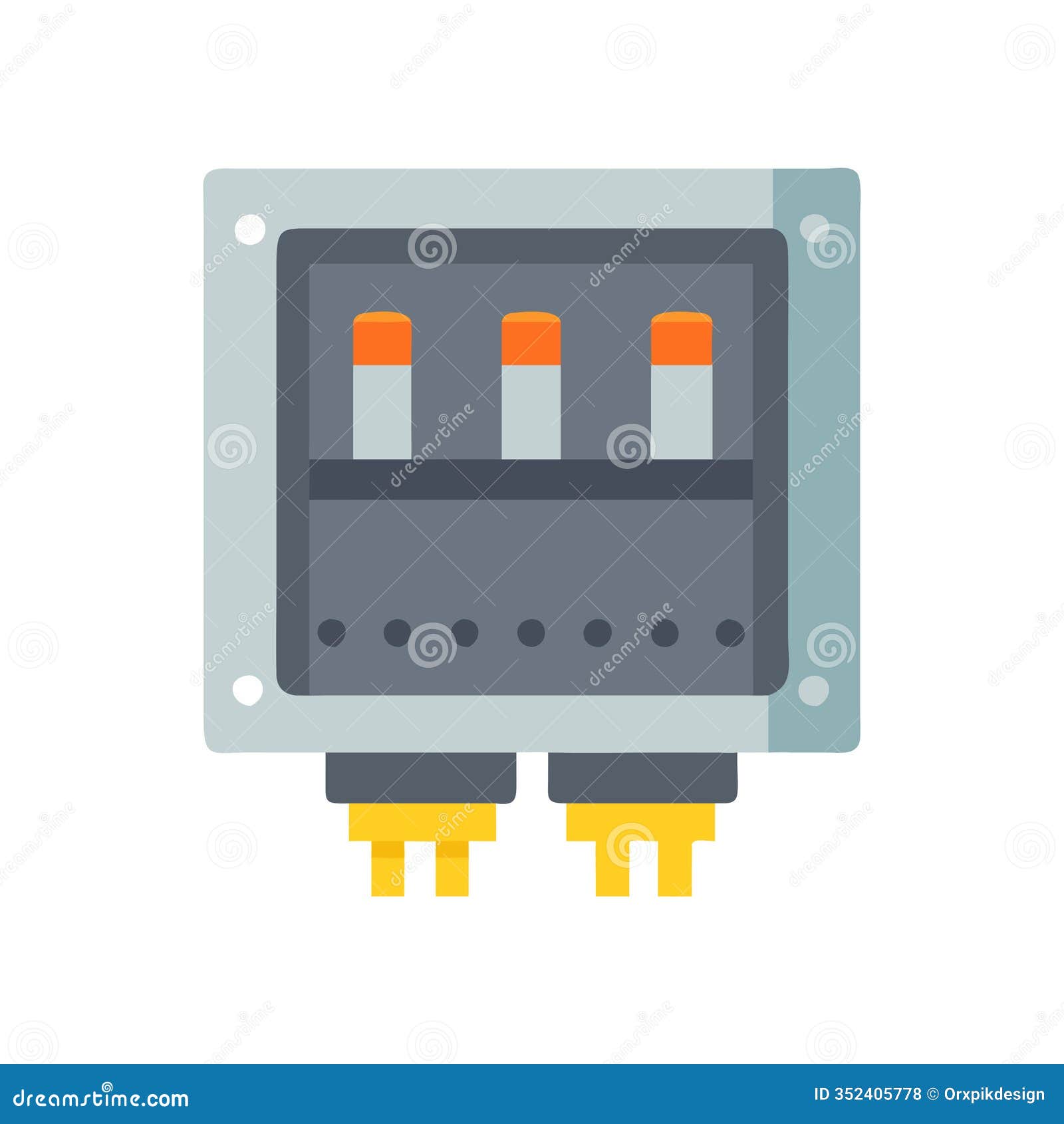 Innovative Switchgear Design for Modern Systems Stock Illustration ...