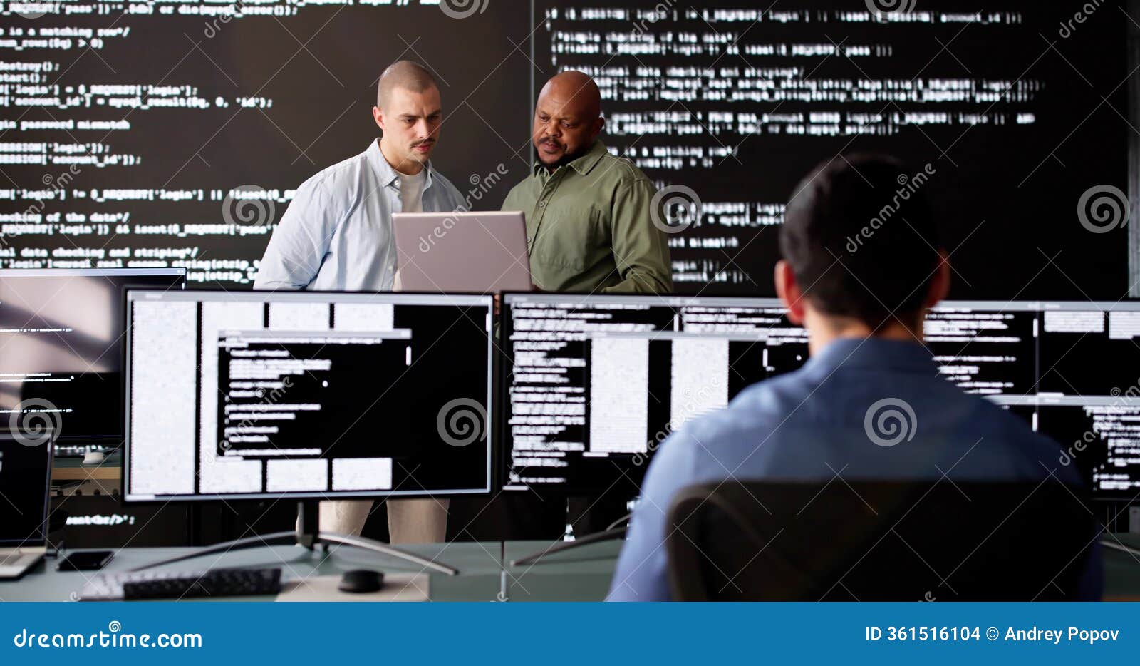 Innovative Team of Diverse Software Engineers Develop Computer Stock Photo - Image of developer ...