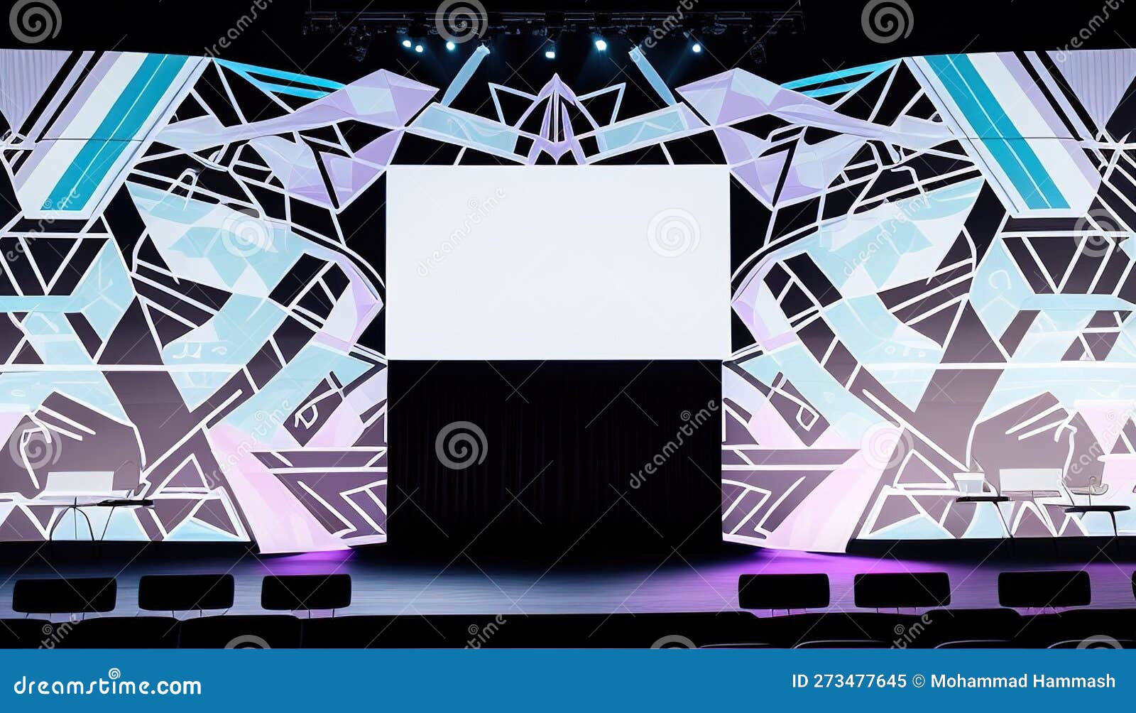 Innovative Tech Conference Backdrop, Made with Generative AI Stock ...