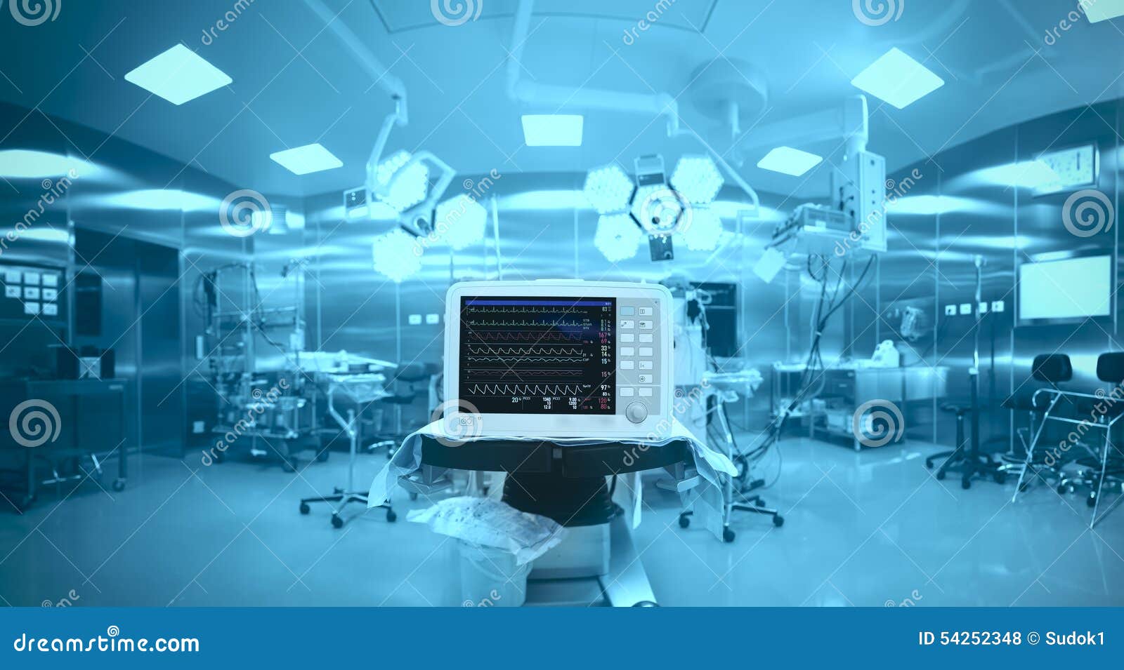 Innovative Technologie in Einem Modernen Operationsraum Stockfoto ...