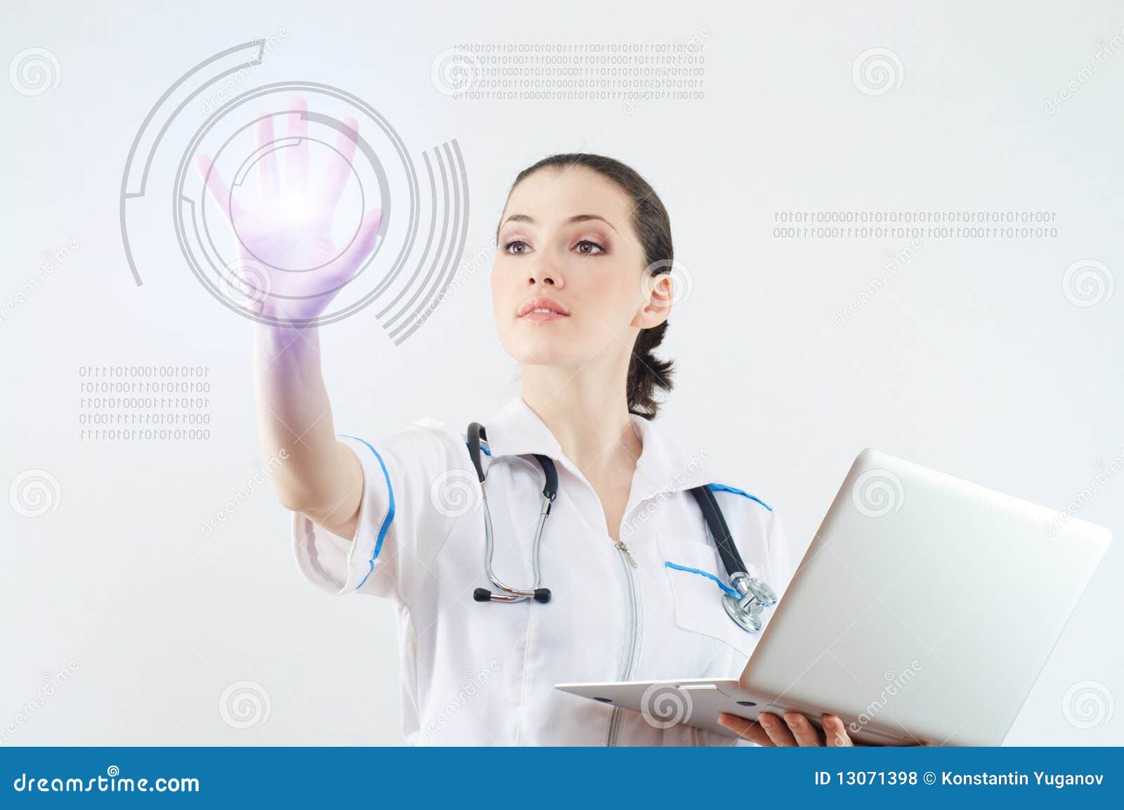 Innovative technologies stock photo. Image of female - 13071398