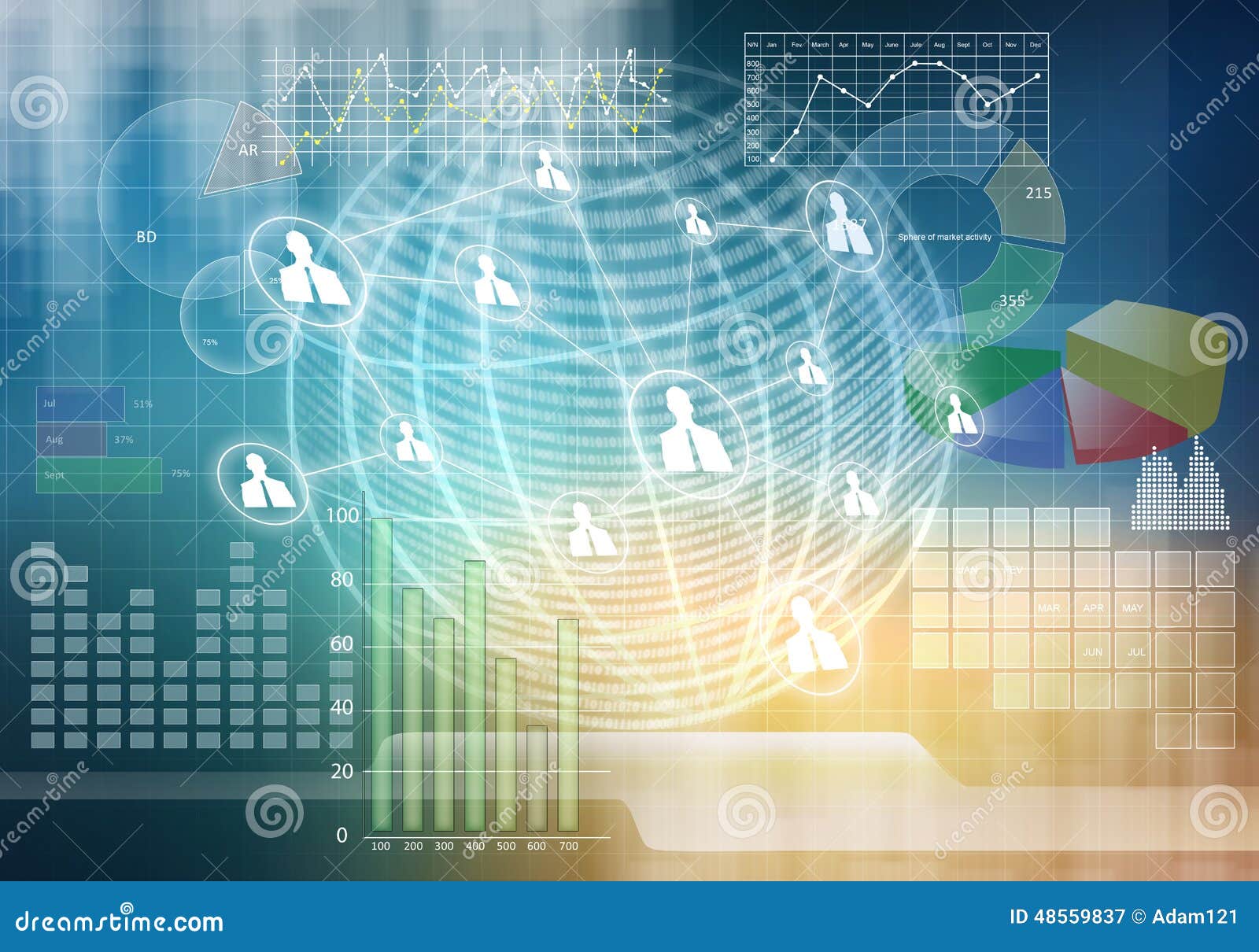 Innovative technologies stock illustration. Illustration of graphic ...
