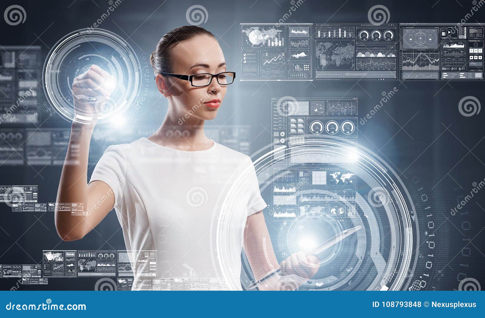 Innovative Technologies in Use Stock Photo - Image of communication ...