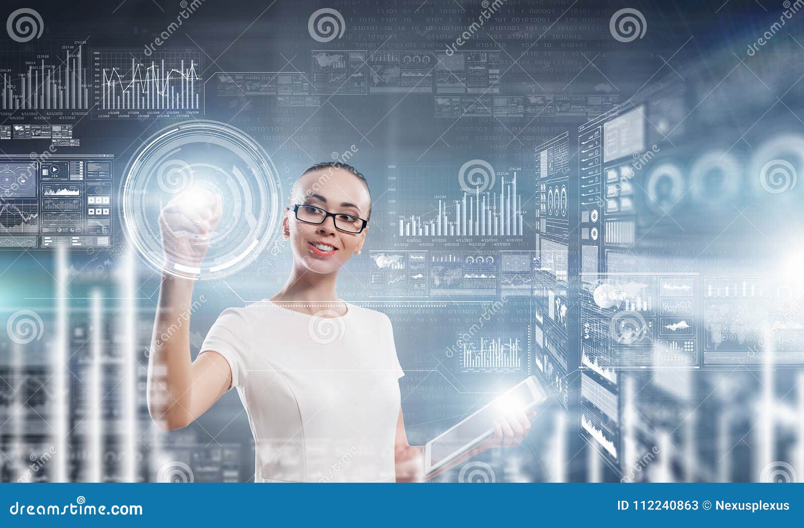 Innovative Technologies in Use Stock Image - Image of data ...