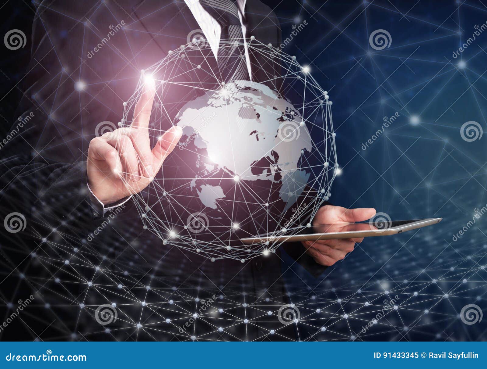 Innovative Technology. Global Connections Concept Stock Image - Image ...