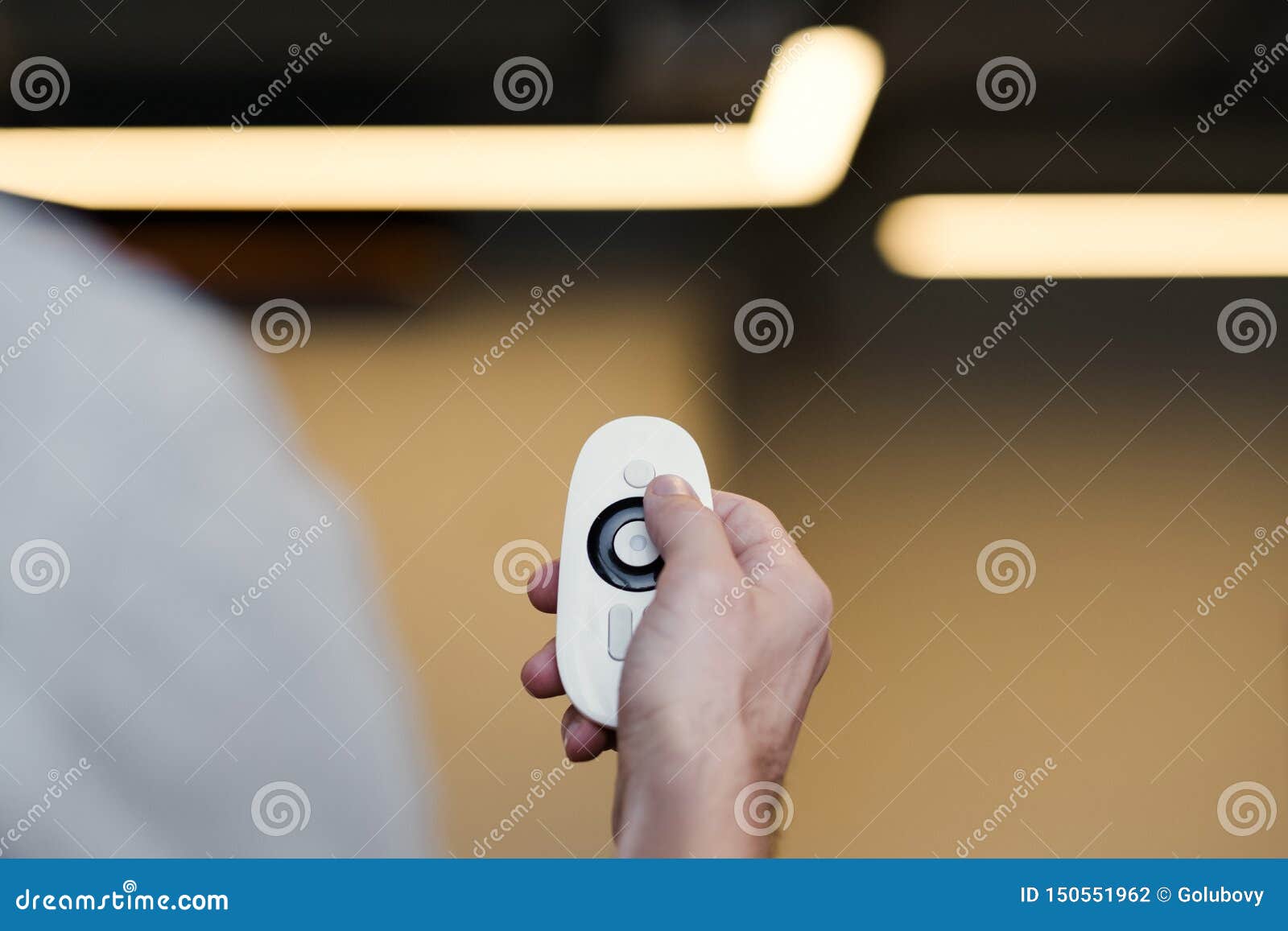 Innovative Technology Modern Remote Control Man Stock Photo - Image of ...