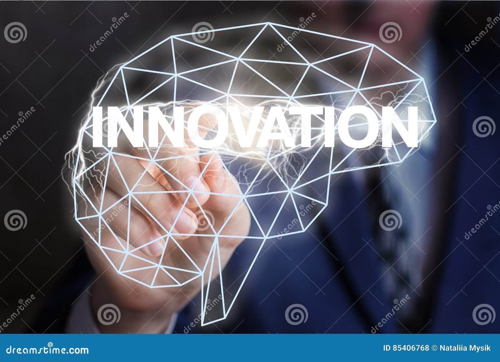 Innovative Thinking Concept. Stock Photo - Image of process, marketing ...