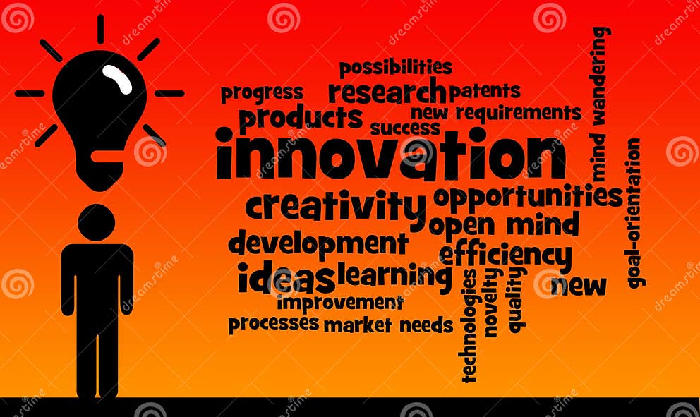 Innovative thinking stock illustration. Illustration of creative - 37879919