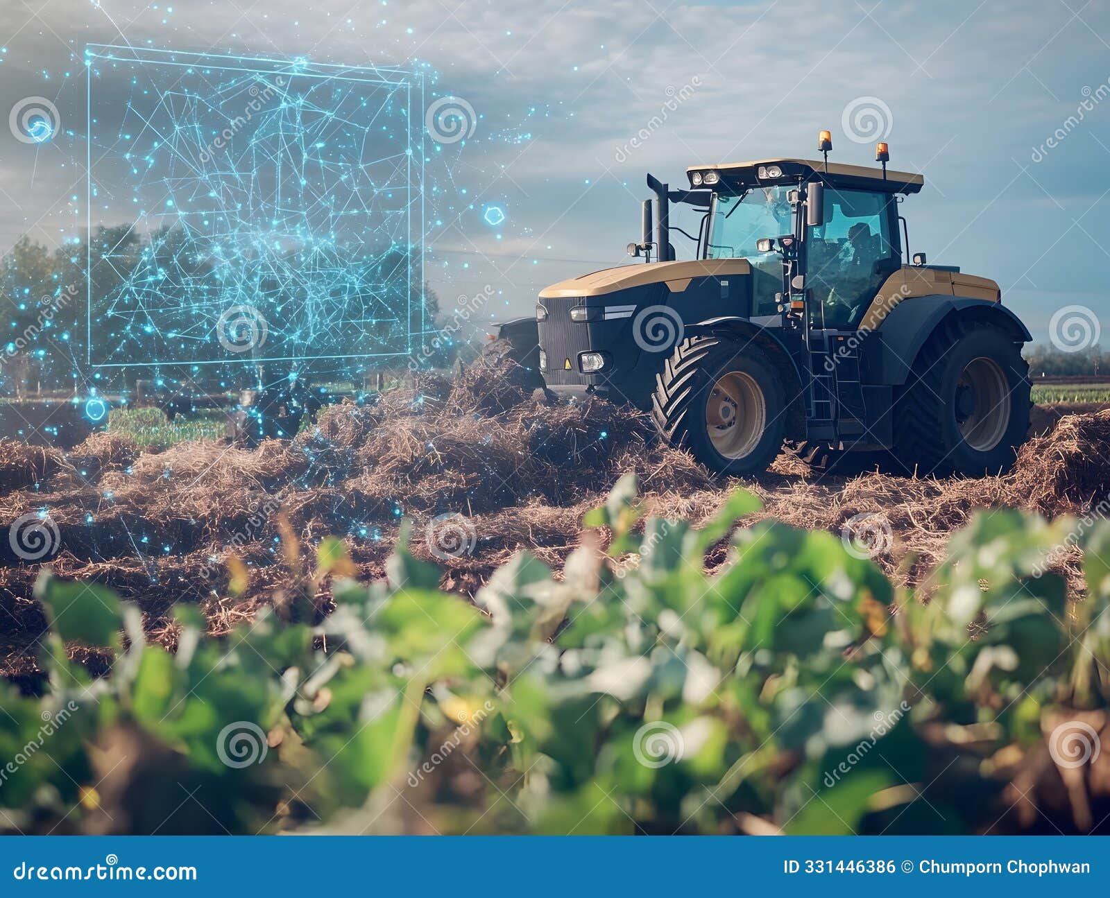 Bioenergy Farming Biomass Energy Icon Doodle Illustration Cartoon ...