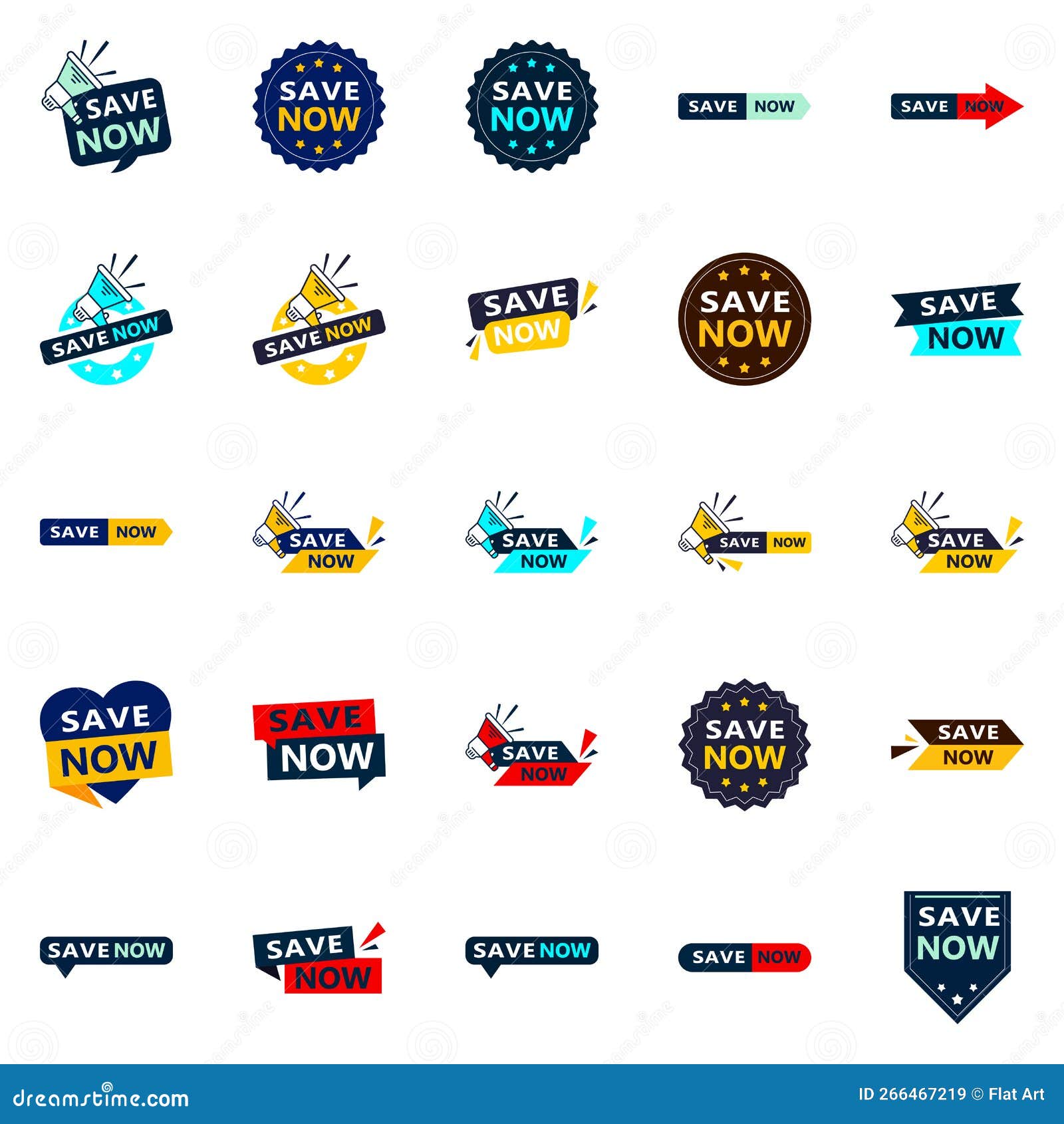 25 Innovative Typographic Banners for Promoting Saving Stock Vector ...