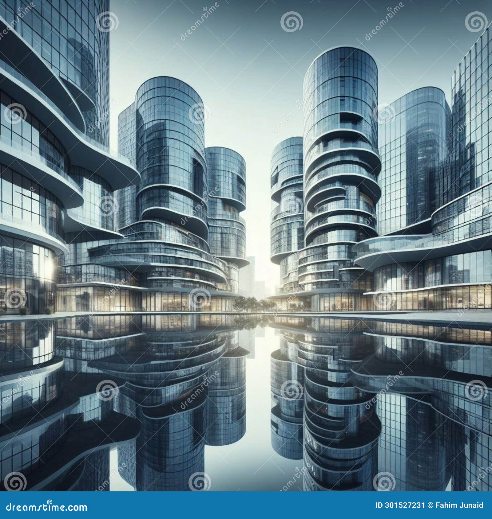 Innovative Urban Structures: Abstract Modern Building Architecture ...