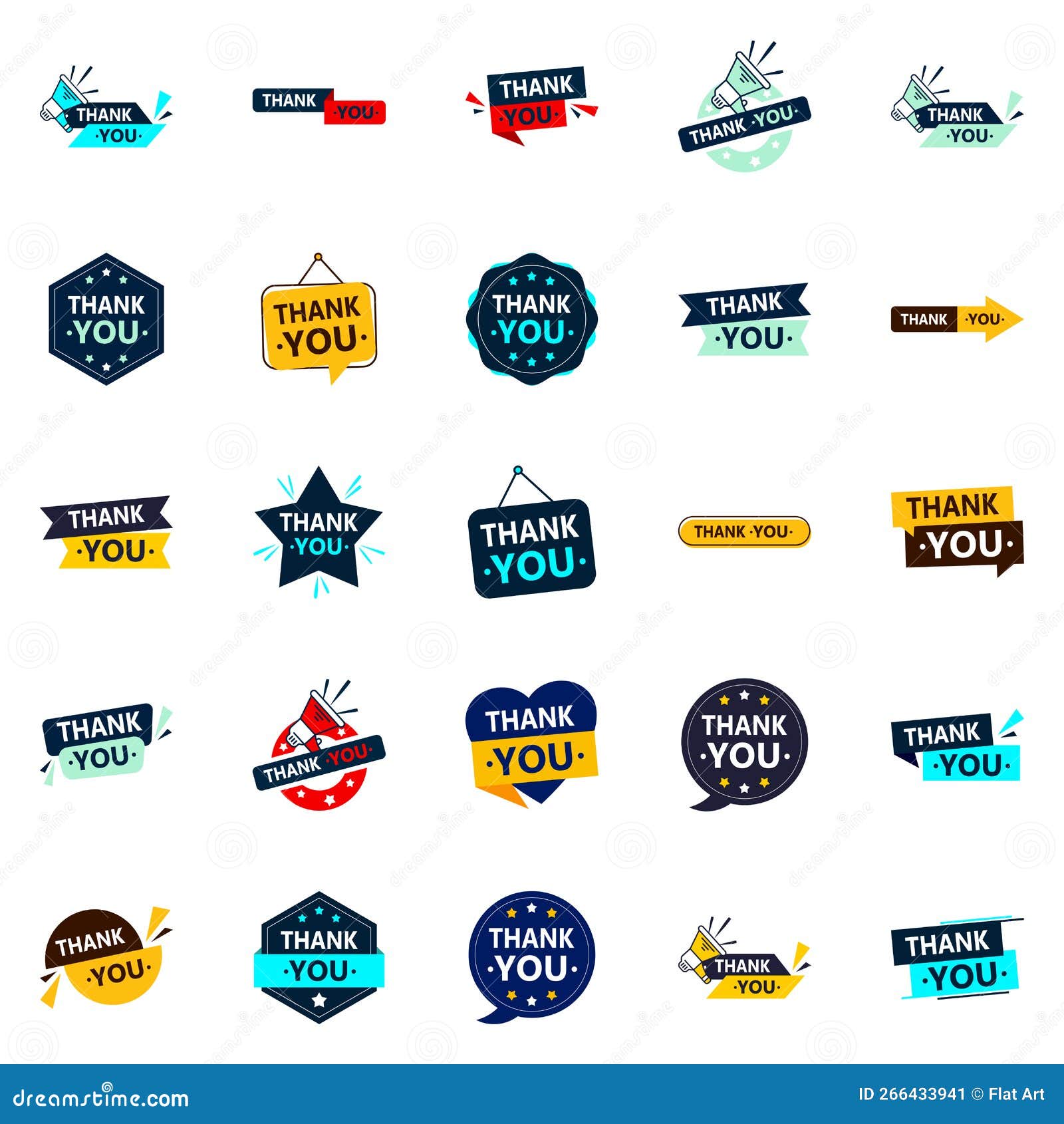 Thankyou 25 Innovative Vector Icons To Show Your Appreciation In A ...