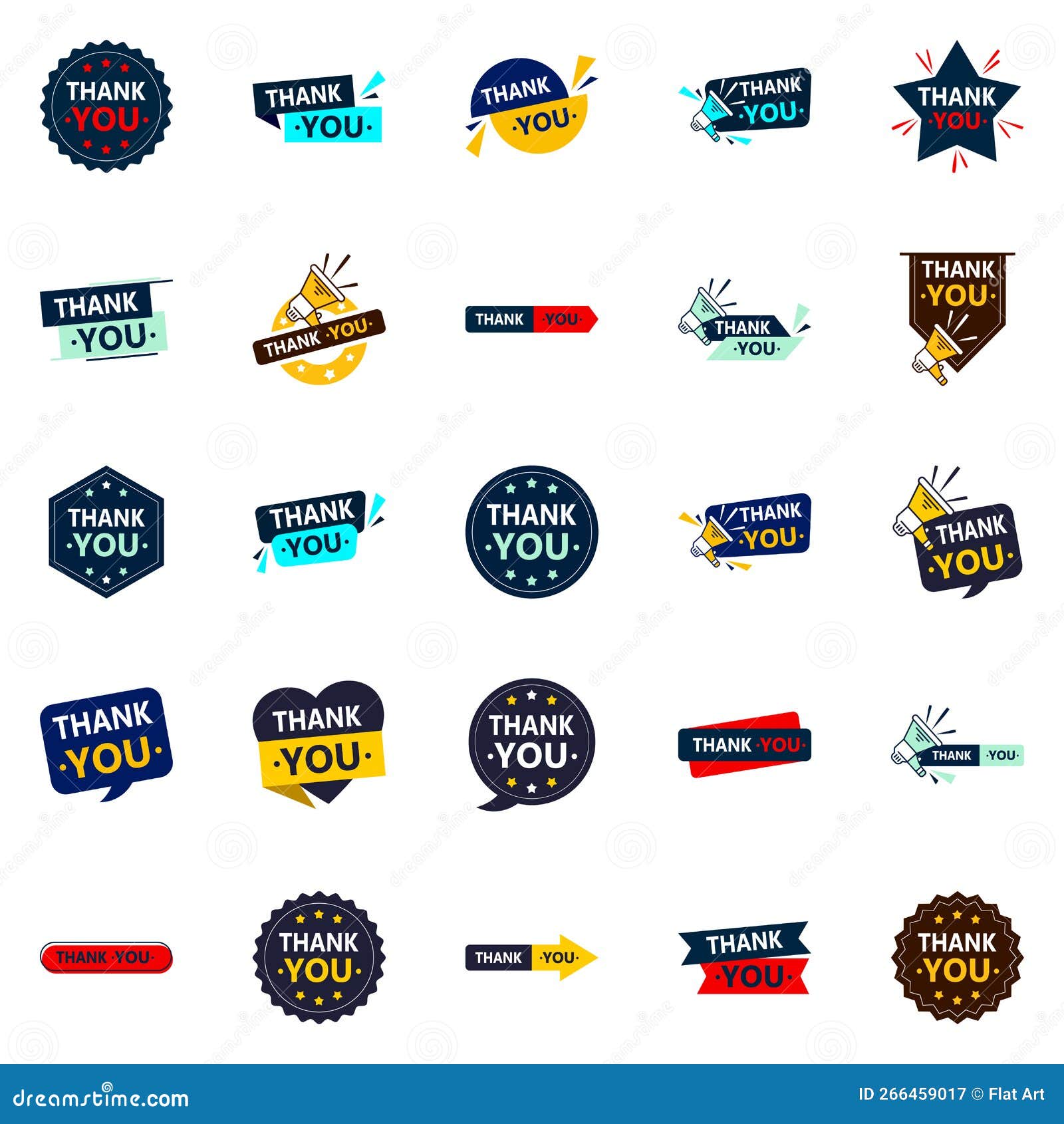 Thankyou 25 Innovative Vector Icons To Show Your Appreciation In A ...