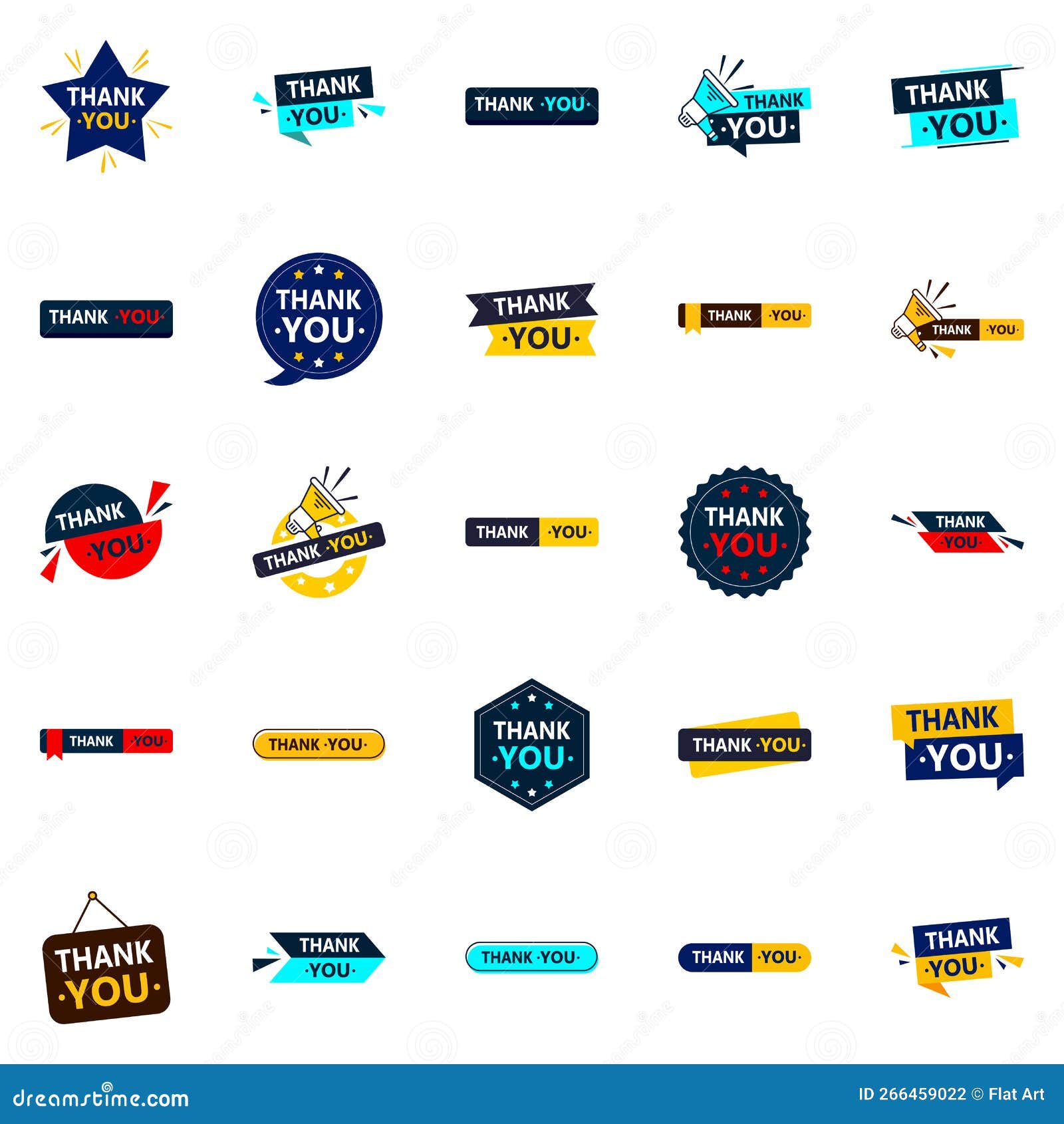 Thankyou 25 Innovative Vector Icons To Show Your Appreciation In A ...