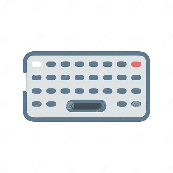 Innovative Virtual Keyboard Design Icon Stock Illustration ...