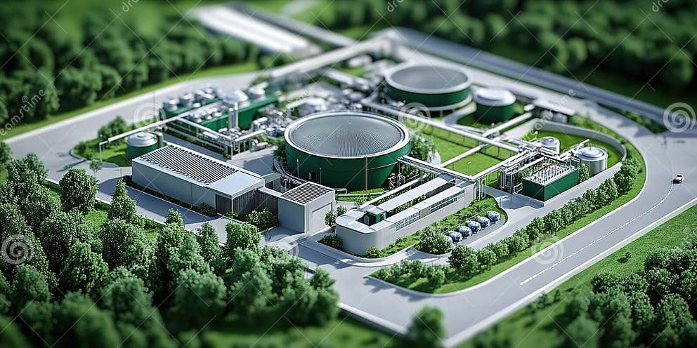 Innovative Waste Processing Facility Situated in a Green Environment ...