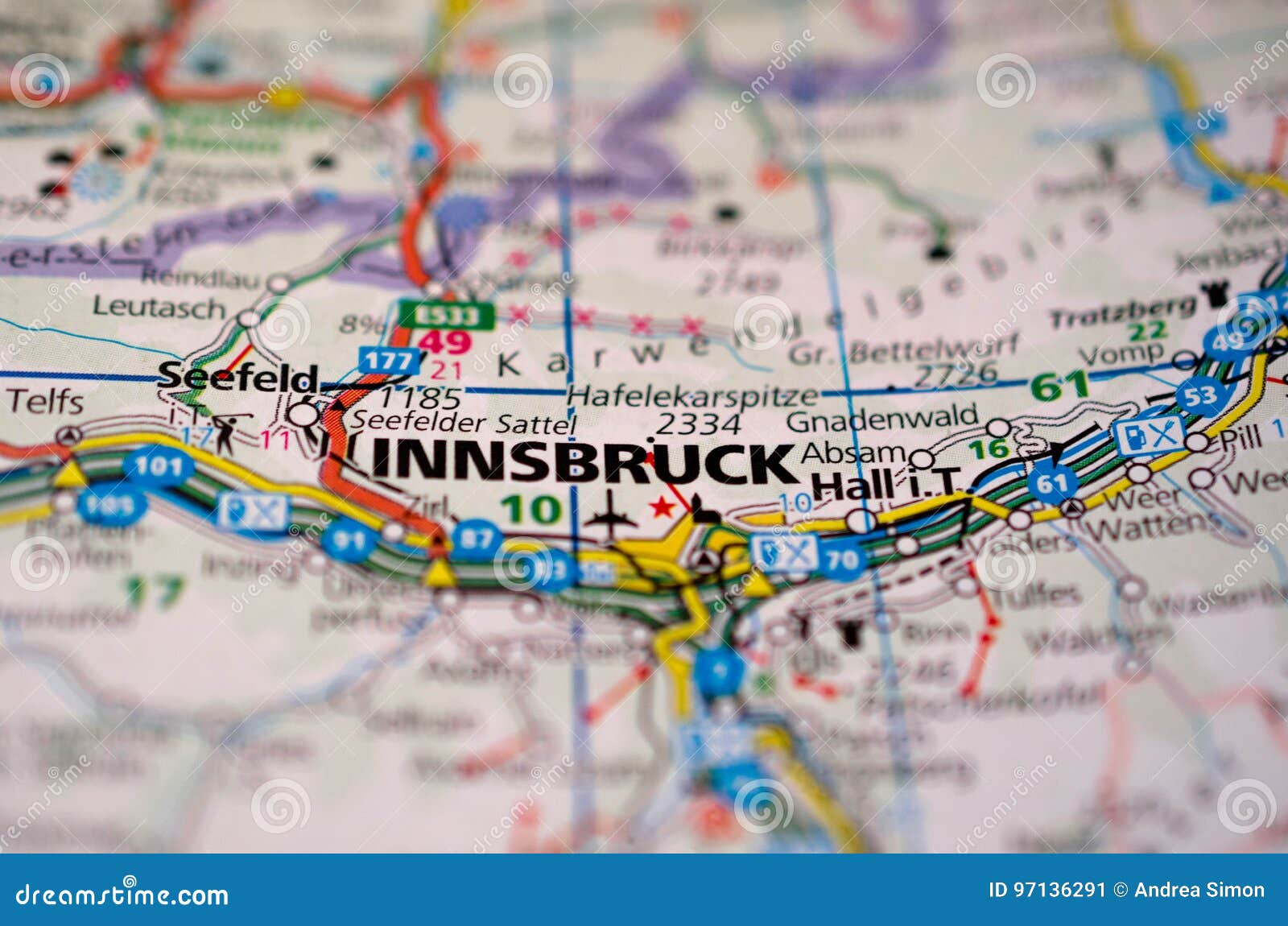Innsbruck Map Photos - Free & Royalty-Free Stock Photos from Dreamstime