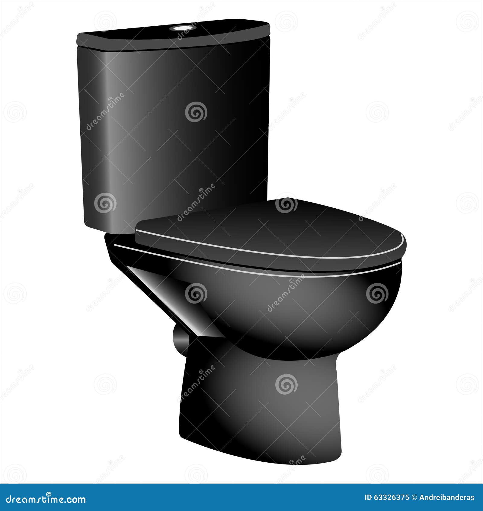 Inodoro ilustración del vector. Ilustración de circuito - 63326375