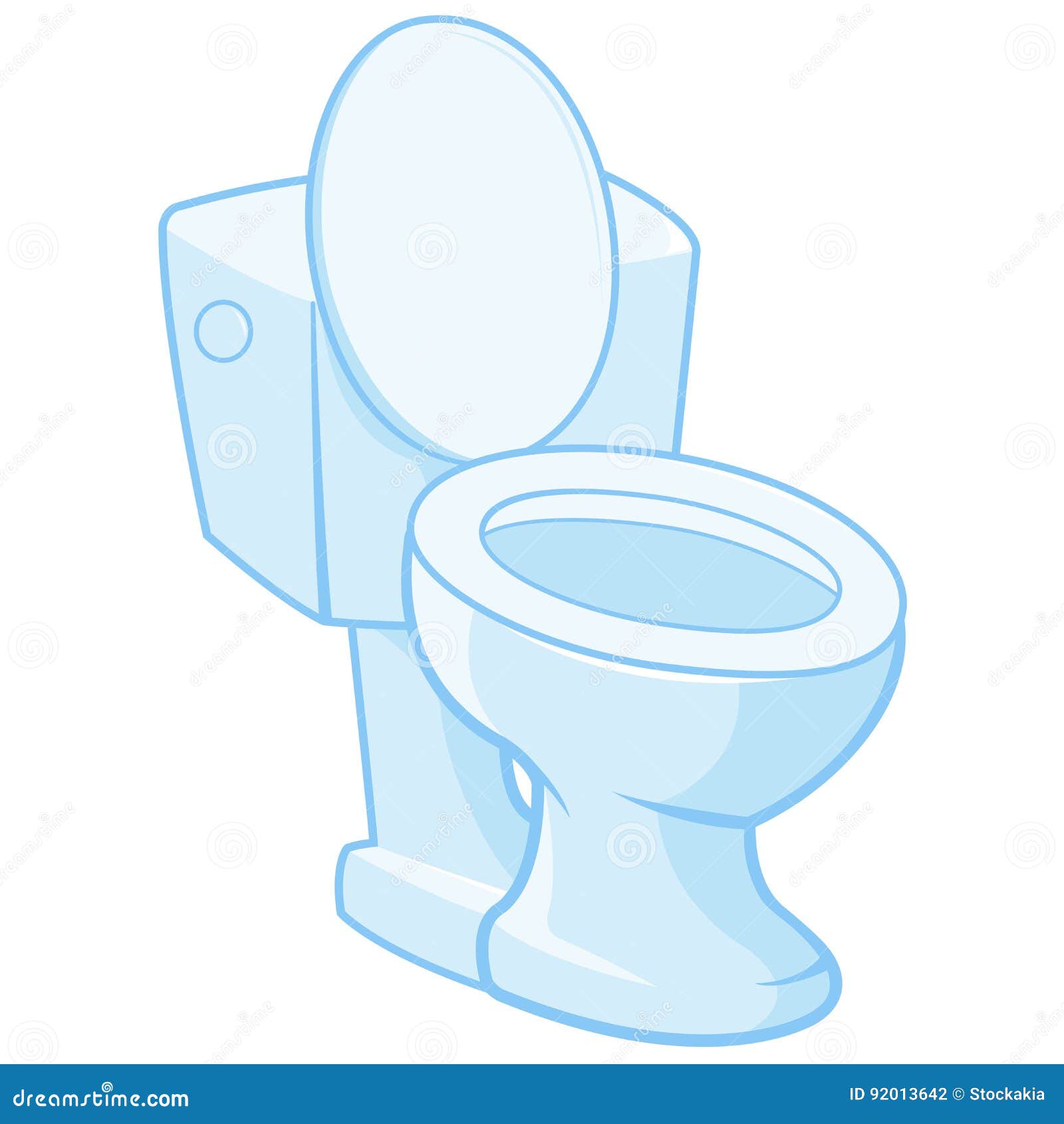 Inodoro ilustración del vector. Ilustración de tocador - 92013642