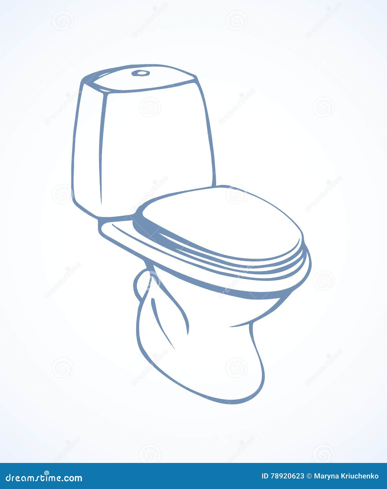 Inodoro Gráfico del vector ilustración del vector. Ilustración de ...