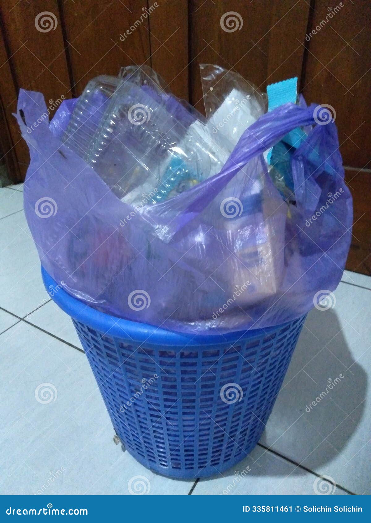 Inorganic plastik waste stock image. Image of waste - 335811461