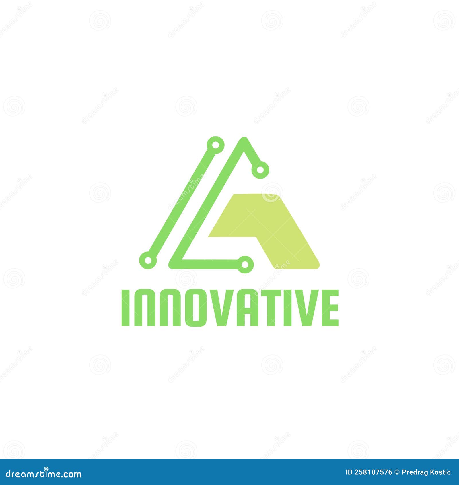Inovative logo design stock illustration. Illustration of banner ...