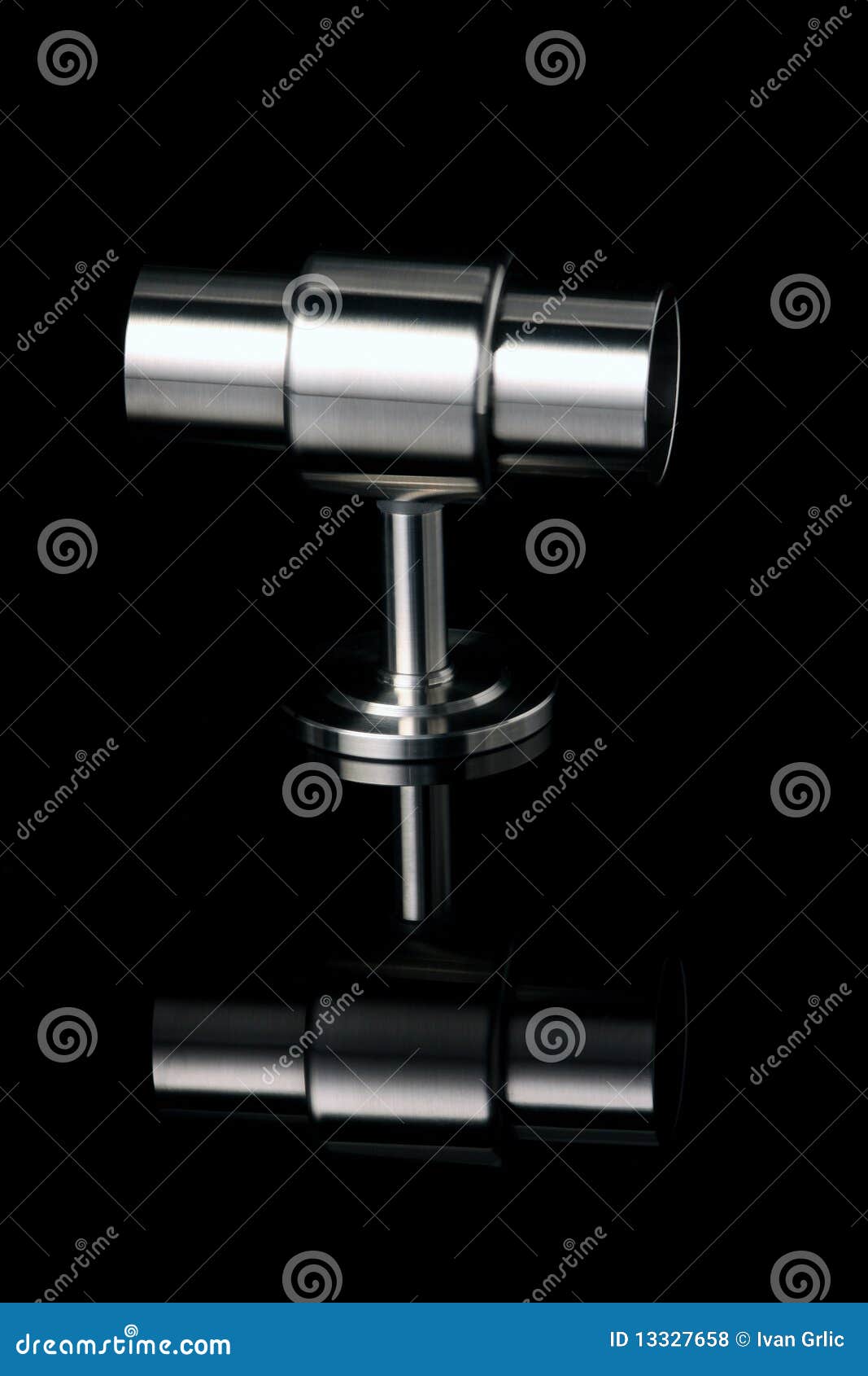 Inox pipe with reflex stock photo. Image of macro, pattern - 13327658