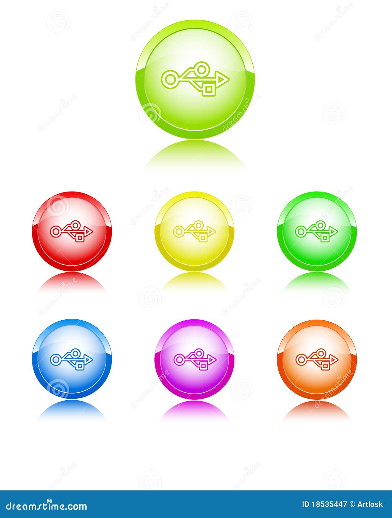 Input color icon stock vector. Illustration of wire, waves - 18535447