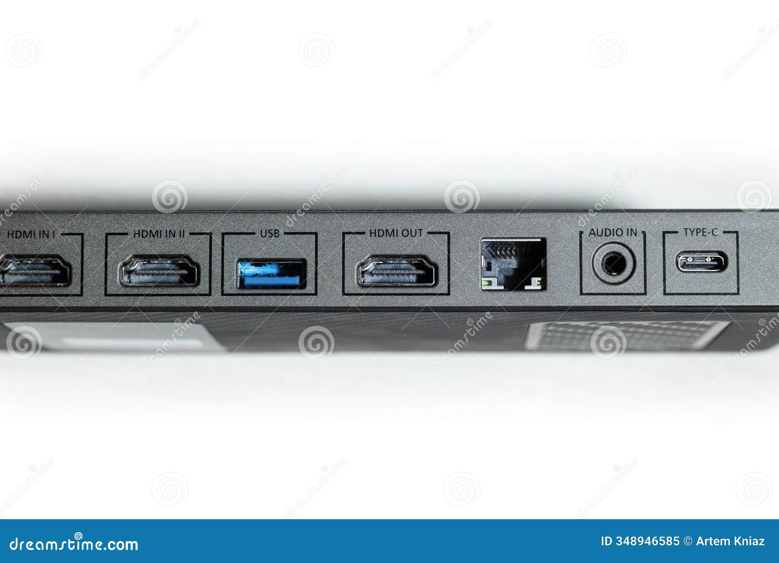 Input Connectors Physical Interface of Modern Analog Device with HDMI ...