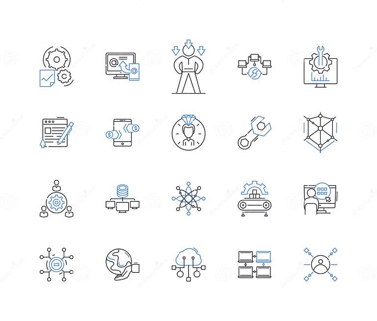 Input Line Icons Collection. Keyboard, Mouse, Trackpad, Touchscreen ...