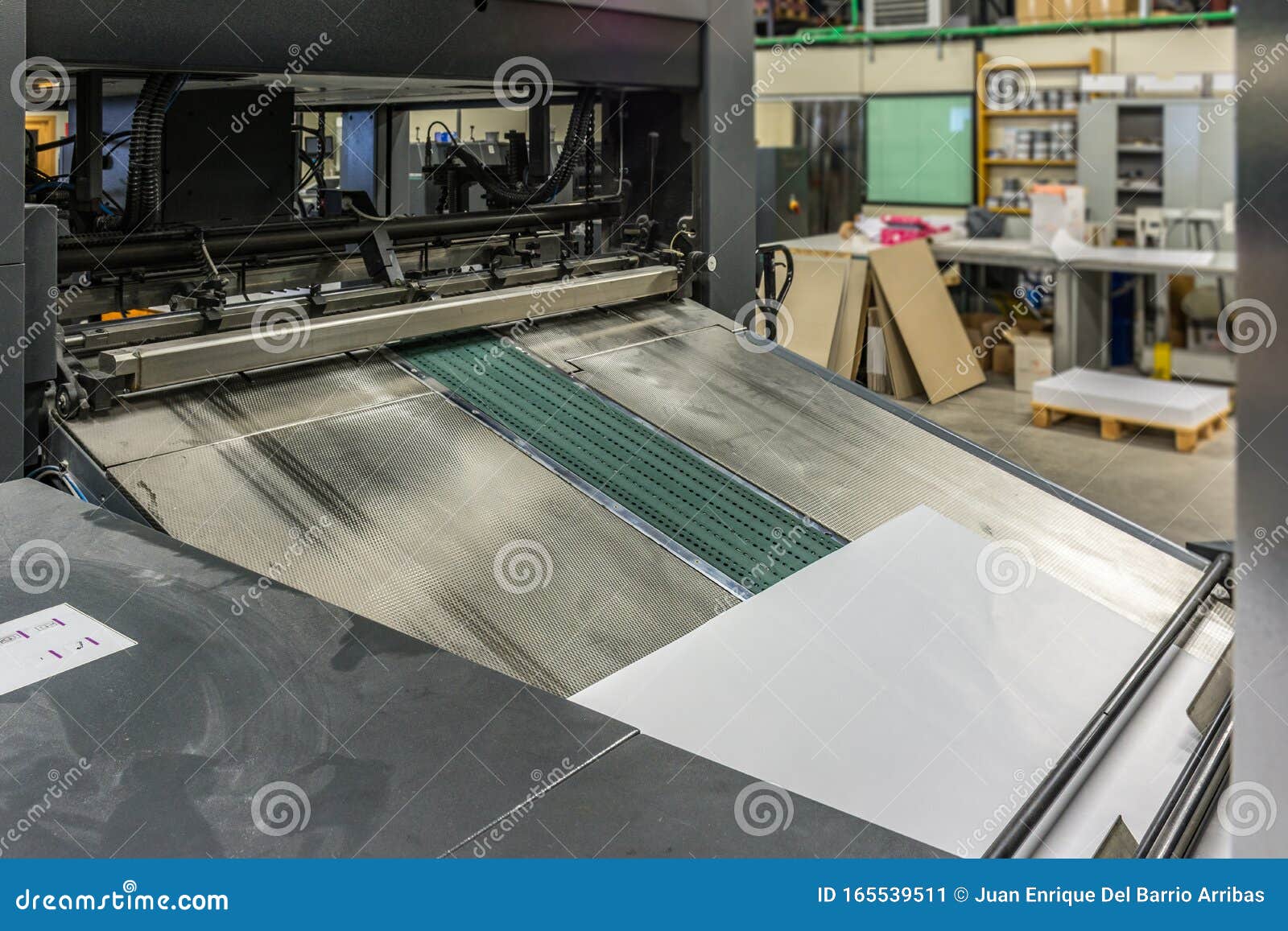 Input or Load of Paper in an Offset Printing Machine Measures 72/102 ...