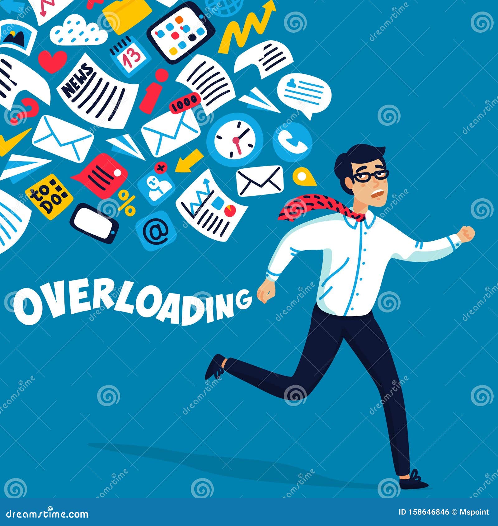 Input Overloading. Information Overload Concept. Young Women Running ... Input Overloading. Information Overload Concept. Young Women Running ...