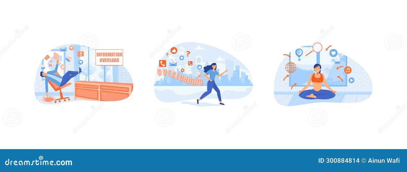 Input Overloading.Overload Information. Unnecessary Information Stock ...