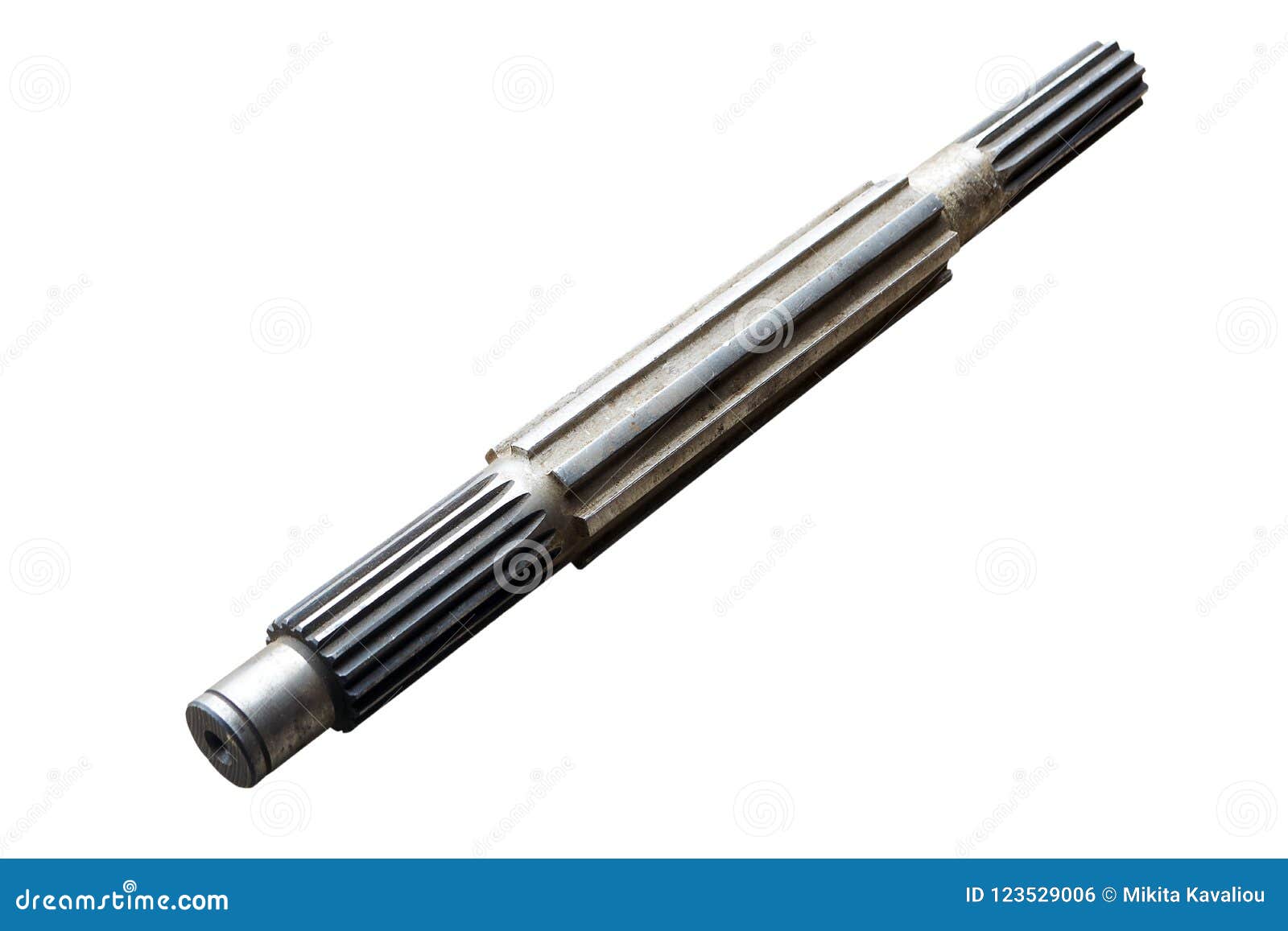 Input shaft of the gearbox stock photo. Image of technology - 123529006