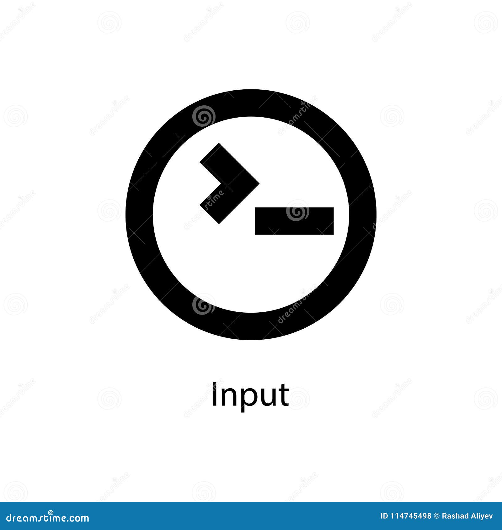Input Sign Icon. Element of Minimalistic Icon for Mobile Concept and ...