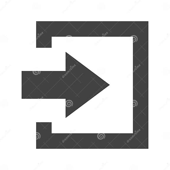 Input Symbols Icon Vector Image. Stock Vector - Illustration of enter ...