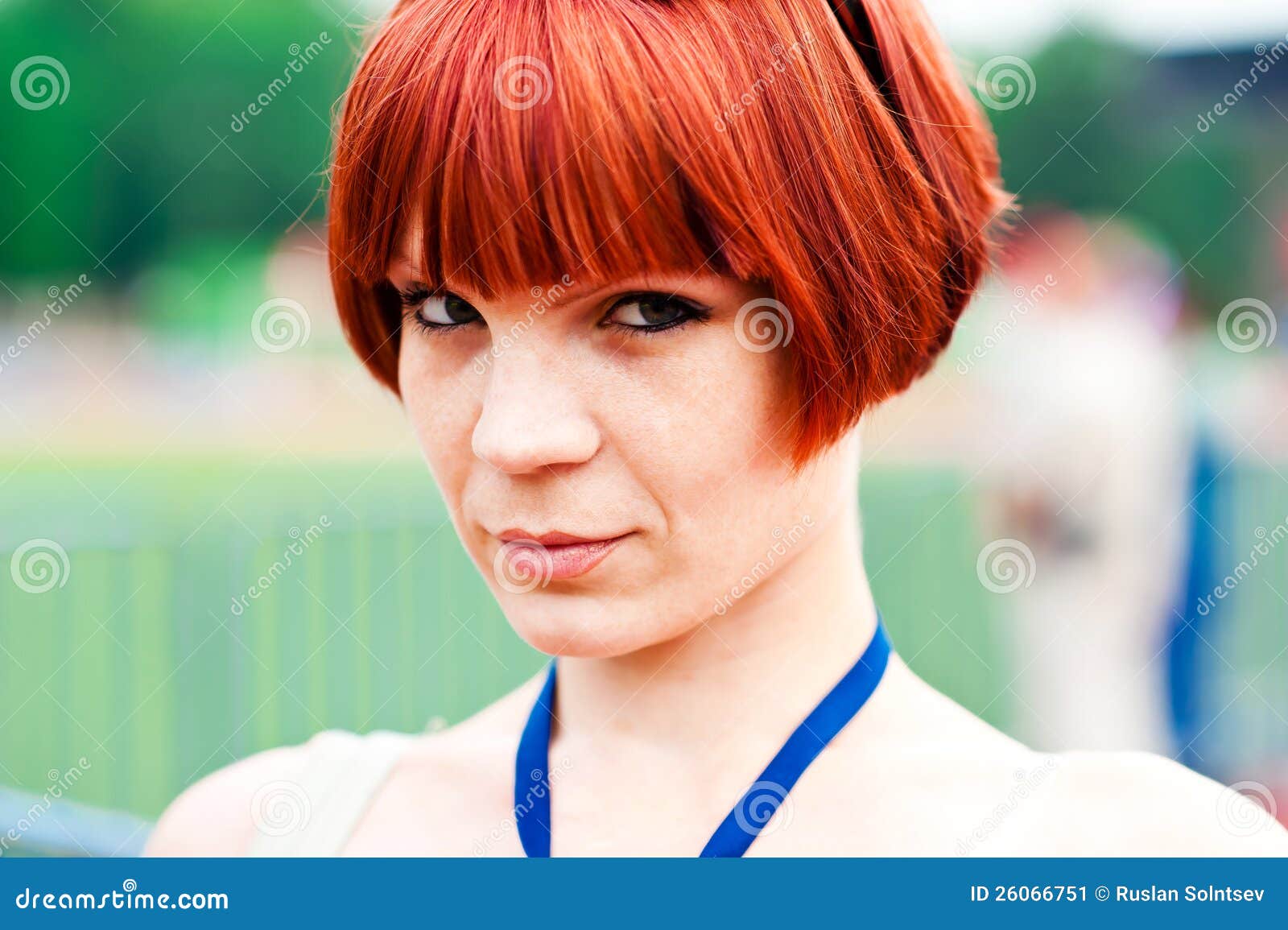 Inquiring glance stock image. Image of smiling, female - 26066751