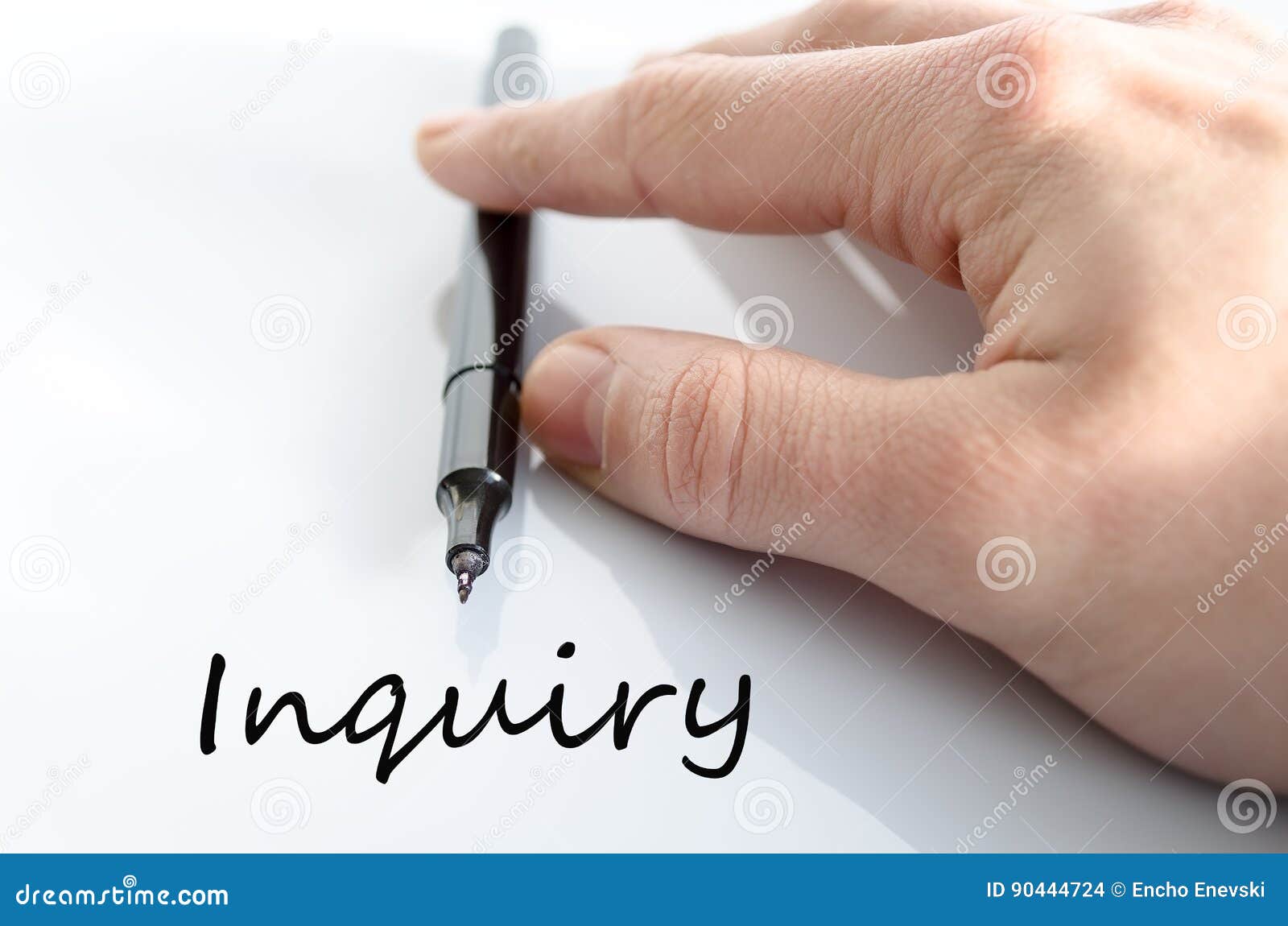 Inquiry concept stock photo. Image of inspect, inspection - 90444724