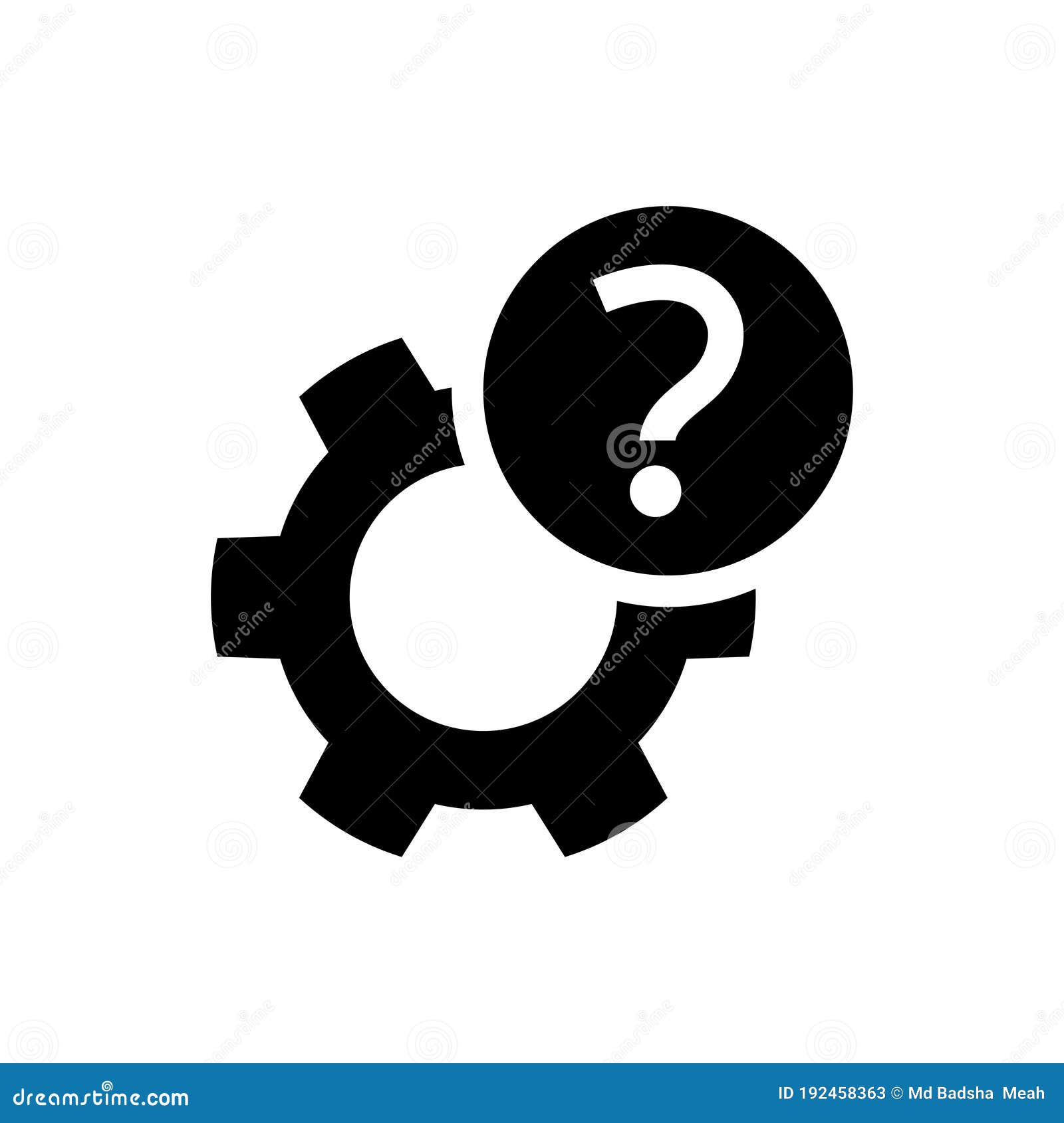 Inquiry Icon stock vector. Illustration of question - 192458363
