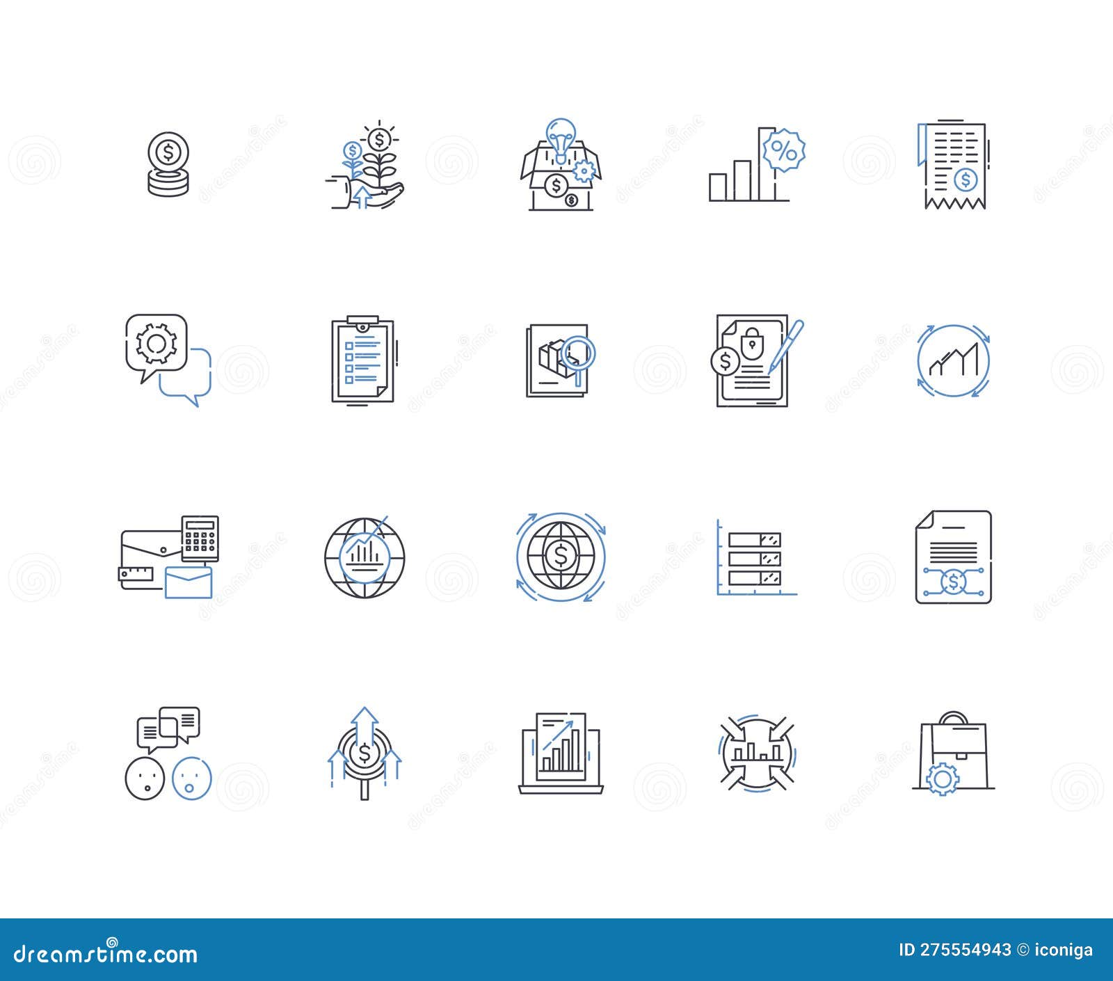 Inquiry Line Icons Collection. Question, Investigation, Research ... Inquiry Line Icons Collection. Question, Investigation, Research ...