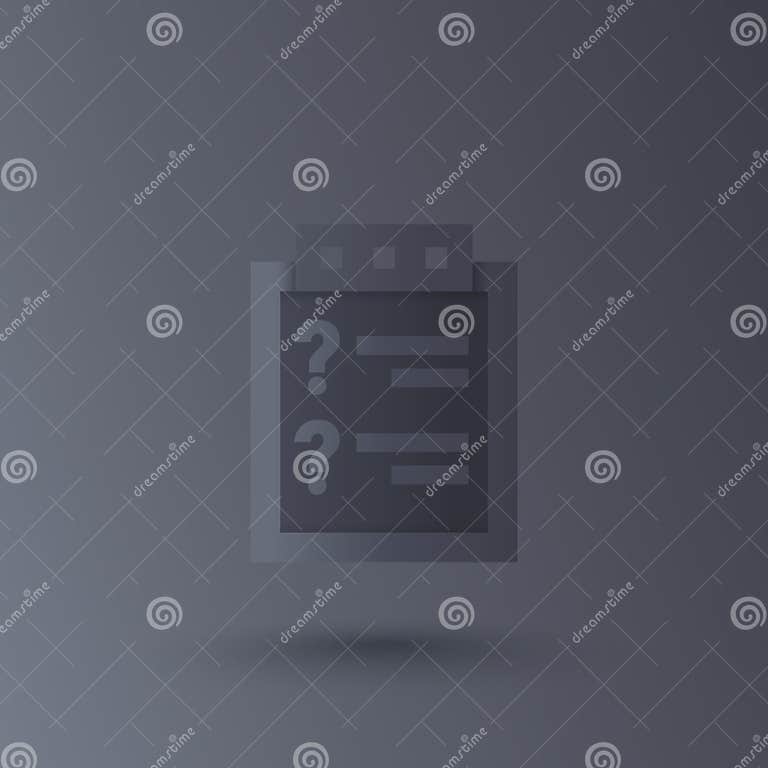 Inquiry vector icon stock vector. Illustration of graphic - 120731296