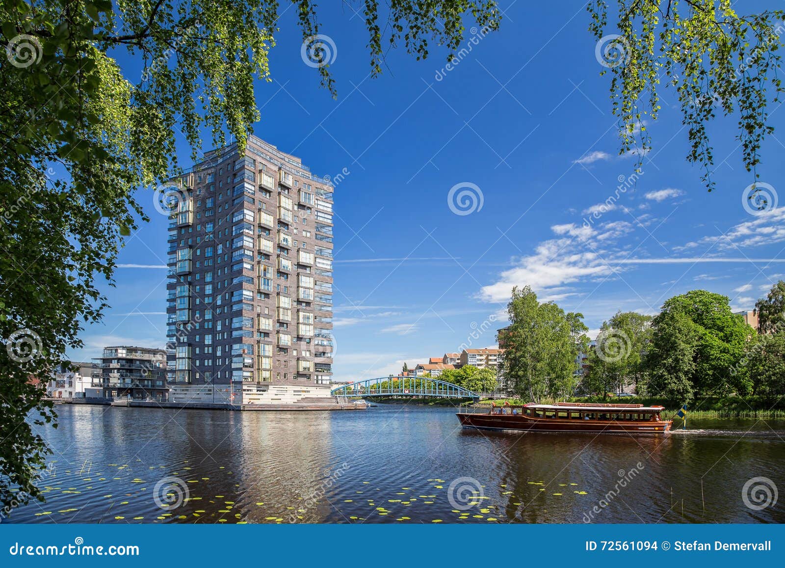 Inre hamn Karlstad arkivfoto. Bild av oklarheter, semester - 72561094