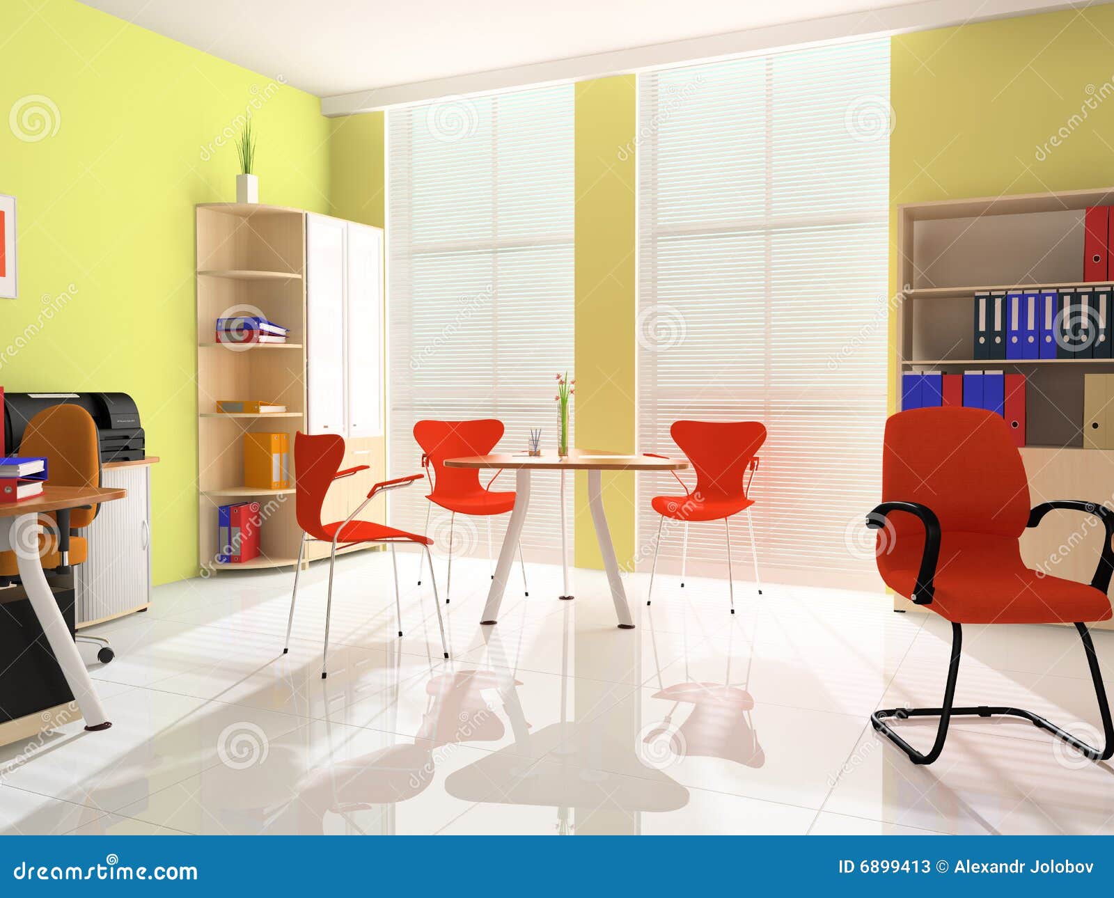 Inre Modernt Kontor Bild. Bild: 6899413