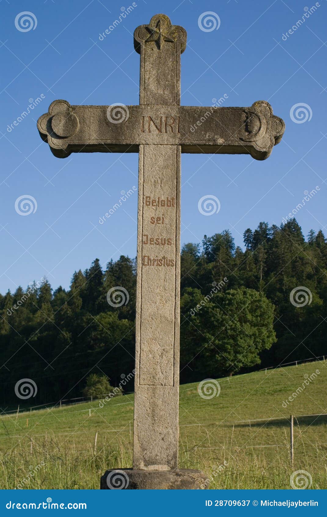 INRI stock image. Image of religion, inri, german, stone - 28709637