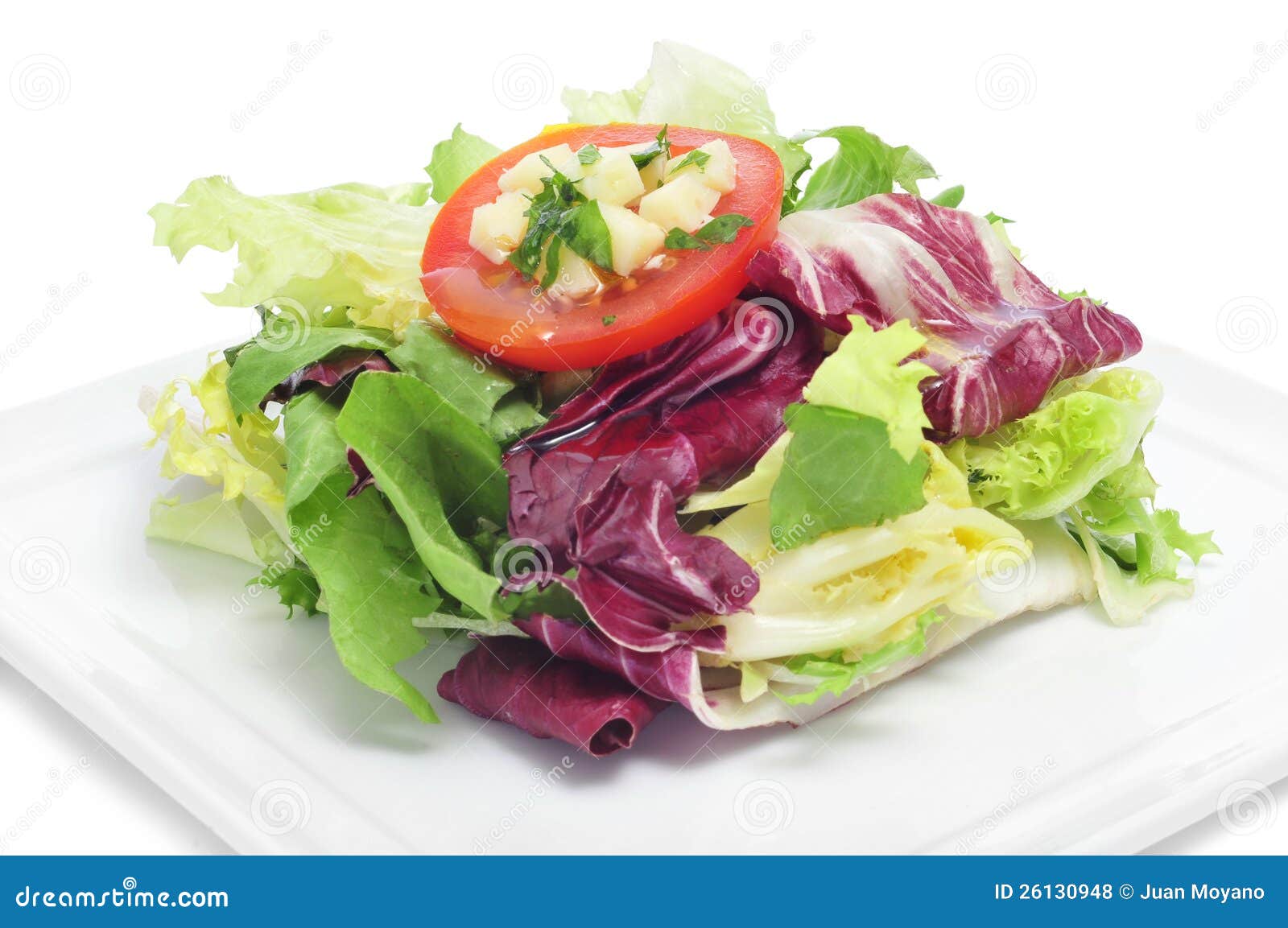 Insalata verde fotografia stock. Immagine di culinario - 26130948